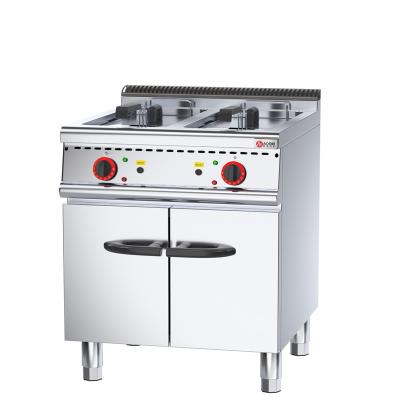 China High Capacity 48L 2 Tanks 2 Baskets Deep Fryer Machine for Commercial Food Preparation for sale