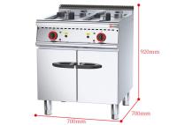 China High Capacity 48L 2 Tanks 2 Baskets Deep Fryer Machine for Commercial Food Preparation for sale
