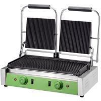 China Household Electric Panini Contact Grill Sandwich Press with Double Heads 220V Voltage for sale