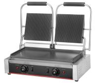 China Household Electric Panini Contact Grill Sandwich Press with Double Heads 220V Voltage for sale