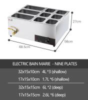 China Commercial Catering Equipment Electric Counter Top Food Warmer for Hotel Restaurant for sale