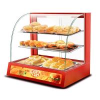China 0.8kw Red Commercial Food Display Warmer for Restaurant Kitchen Equipment Benefit for sale