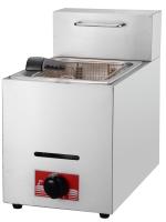 China Stainless Steel 201/304 Industrial Gas Countertop Deep Fryers for Commercial Catering for sale