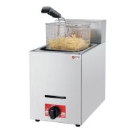 China Stainless Steel 201/304 Industrial Gas Countertop Deep Fryers for Commercial Catering for sale