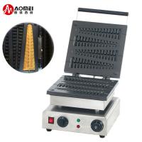 China Electric Sandwich Plates Waffle Maker with Interchangeable Wheat Shaped Pine Tree Design for sale