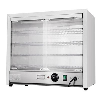 China 1.5kw Silver White Kitchen Equipment Commercial Buffet Food Warmer Display Showcase for sale