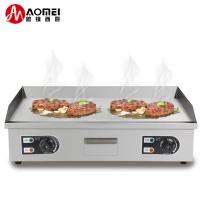 China Dorayaki Teppanyaki Machine Commercial Stainless Steel Electric Griddle 8mm Thickness for sale