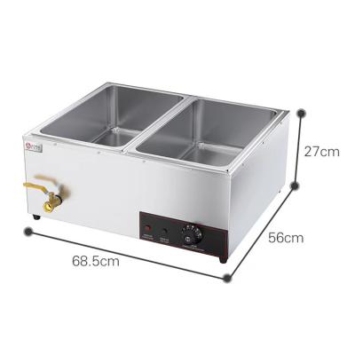 China Commercial Electric Buffet Hot Soup Food Warmer Silver Capacity Optional Stainless Steel for sale