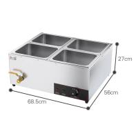 China Commercial Electric Buffet Hot Soup Food Warmer Silver Capacity Optional Stainless Steel for sale
