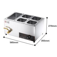 China Commercial Electric Buffet Hot Soup Food Warmer Silver Capacity Optional Stainless Steel for sale