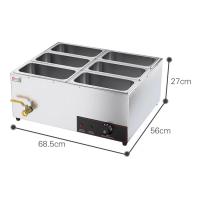 China Commercial Electric Buffet Hot Soup Food Warmer Silver Capacity Optional Stainless Steel for sale