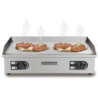 China Countertop Electric Commercial Griddle with Customized Logo Acceptable 8mm Thickness for sale