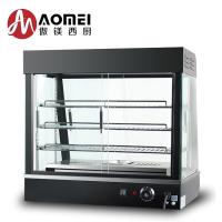 China Commercial Restaurant Food Display Warmer Showcase in Black 51kg Weight for sale