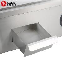 China 8mm Thickness Stainless Steel Gas Bbq Flat Top Plate Gas Griddle for Kitchen Equipment for sale