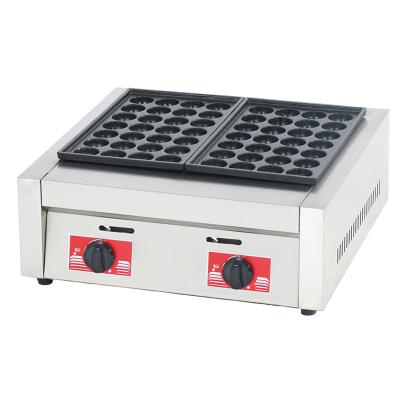 China Double Plate Gas Takoyaki Grill for Delicious and Authentic Japanese Octopus Balls for sale
