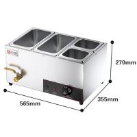 China Restaurant Hotel Catering Equipment Stainless Steel Glass Food Warmer Buffet Counter for sale