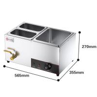 China Restaurant Hotel Catering Equipment Stainless Steel Glass Food Warmer Buffet Counter for sale