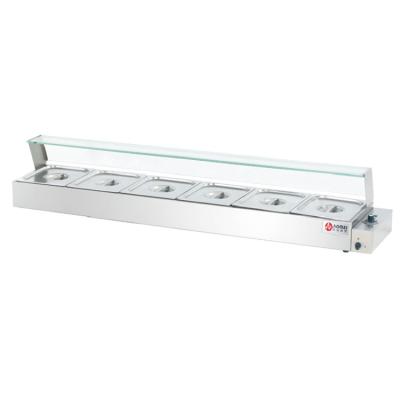 China 6 Basins Electric Bain Marie The Ideal Choice for Heat Preservation in Restaurants for sale