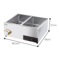 China 6 Basins Electric Bain Marie The Ideal Choice for Heat Preservation in Restaurants for sale