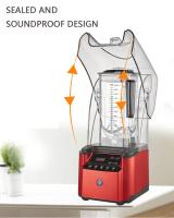 China 2200W Household Glass Ice Crusher Commercial Fruit Juicer Blender for Smooth Blending for sale
