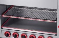 China Hotel Restaurant Kitchen Equipment Long Service Life Stainless Steel Salamander Grill for sale