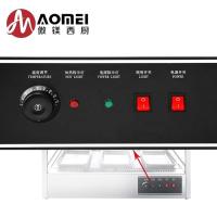 China Temperature Controlled Electric Heated Thermal Food Warmer Display with Glass Table Top for sale