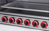 China Commercial Kitchen Table Top Infrared Ray Gas Salamander Oven with Stainless Steel Body for sale