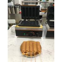 China Baking Waffle Cake Bread Custom Commercial Electric Corn Hot Dog Waffle Maker with 6 Sticks 400x264x230mm for sale