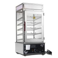 China Commercial Kitchen 5-Layer Electric Bread Steamer with Glass Housing and 1200W Power for sale