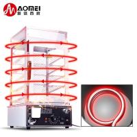 China Commercial Kitchen 5-Layer Electric Bread Steamer with Glass Housing and 1200W Power for sale