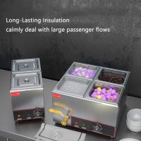 China Electric Heat Preservation Soup Pool 2-Pan Food Warmer 565*380*275mm 10kg for Catering for sale