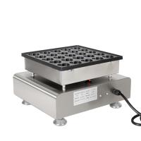 China Stainless Steel Commercial Poffertjes Making Waffle Maker for Electric Dutch Pancakes for sale