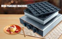 China 50-300C Pancake Machine 25 Round-Shape Poffertjes with Stainless Steel Dorayaki Maker for sale