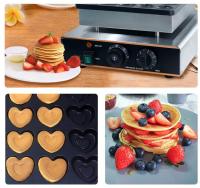 China 50-300C Pancake Machine 25 Round-Shape Poffertjes with Stainless Steel Dorayaki Maker for sale