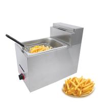 China Continuous 6L Mini LPG Gas Deep Fryer for Making Frying Food on Table Top for sale