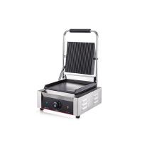 China Non-stick Electric Press Grill Full Flat Grill Type for Commercial Grilled Sandwiches for sale