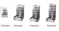 China High Rigidity Gas Shawarma Equipment for Baking Meat in Commercial Hotel Kitchen for sale