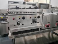 China High 18L 18L Industrial Large Deep Fryer Gas Fryer Machine with 2 Tank and 2 Basket for sale