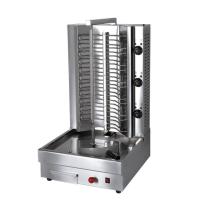 China 3 Burners Automatic Chicken Doner Kebab Shawarma Grill Equipment Machine with Broilers for sale