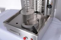 China 3 Burners Automatic Chicken Doner Kebab Shawarma Grill Equipment Machine with Broilers for sale