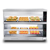 China Electric Stainless Food Warming Showcase with 45kg Capacity and Adjustable Temperature for sale