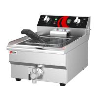 China 13L Capacity Industrial Deep Fryer For Potato Chips And Chicken Frying for sale