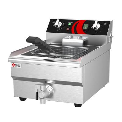 China 13L Capacity Industrial Deep Fryer For Potato Chips And Chicken Frying for sale