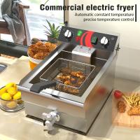 China 13L Capacity Industrial Deep Fryer For Potato Chips And Chicken Frying for sale