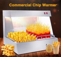 China 1.6KW Multifunctional Large Capacity Chip Warmer Display for Commercial Food Service for sale