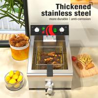 China Single Tank Electric Deep Fryer for Frying Chicken and Fish in Industrial Kitchen for sale