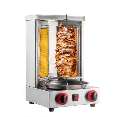 China Gas Type LPG/NG Doner Kebab Rotary Machine for Shawarma and Kebab Production Line for sale