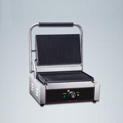 China Heavy-Duty 2200W Commercial Electric Sandwich Press Panini Grill for Outdoor Catering for sale