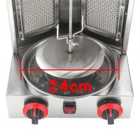 China Retail 295*300*480MM Automatic Gas Chicken Shawarma Grill Machine for Doner Kebab for sale