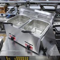 China 9.2KG LPG/NG Commercial Gas Deep Fryer Countertop Maquinas De Gas Ollas Freidoras for sale
